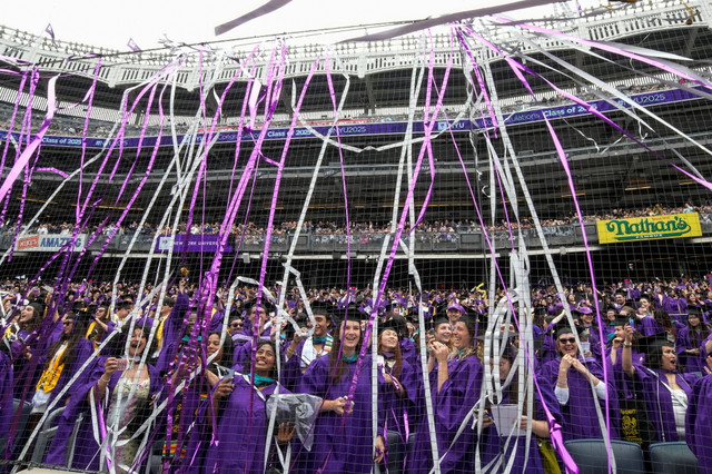 NYU student arrested in Nazi flag-raising incident during graduation event